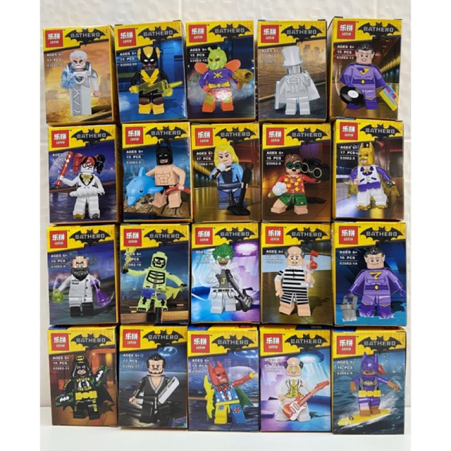 ตัวต่อ เลโก้ แบทแมน ซุปเปอร์ฮีโร่ ชุด 20 กล่อง Lego Bat man Super Hero ...