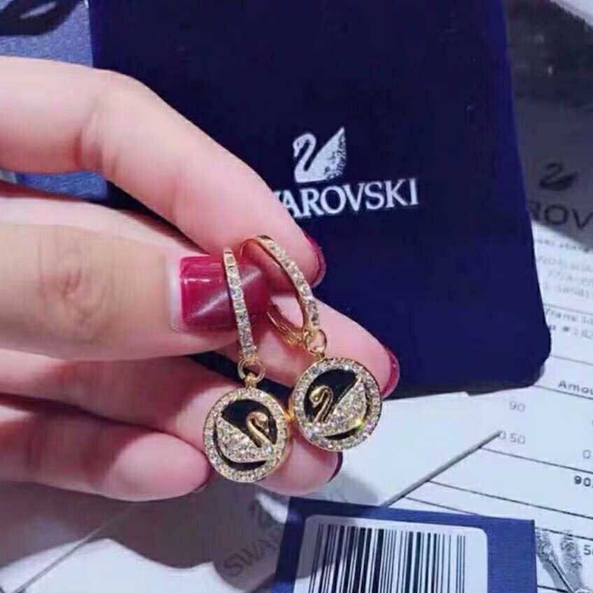 ต่างหู LEATHER SWAN รักต่างหูหงส์สำหรับแฟน5374918สวารอฟส - swarosky.th ...