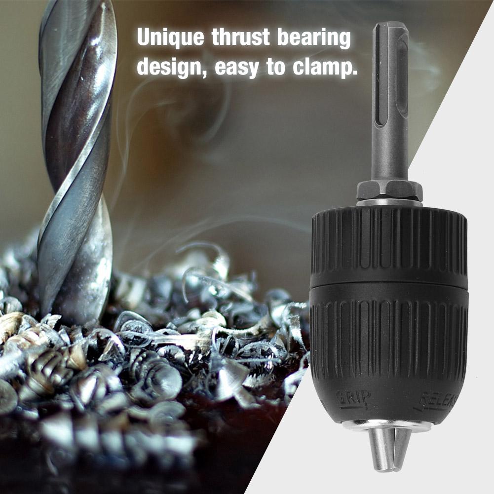 Impact Self-locking Bit 12-20UNF Chuck Drill Holder Keyless 2-13mm ...