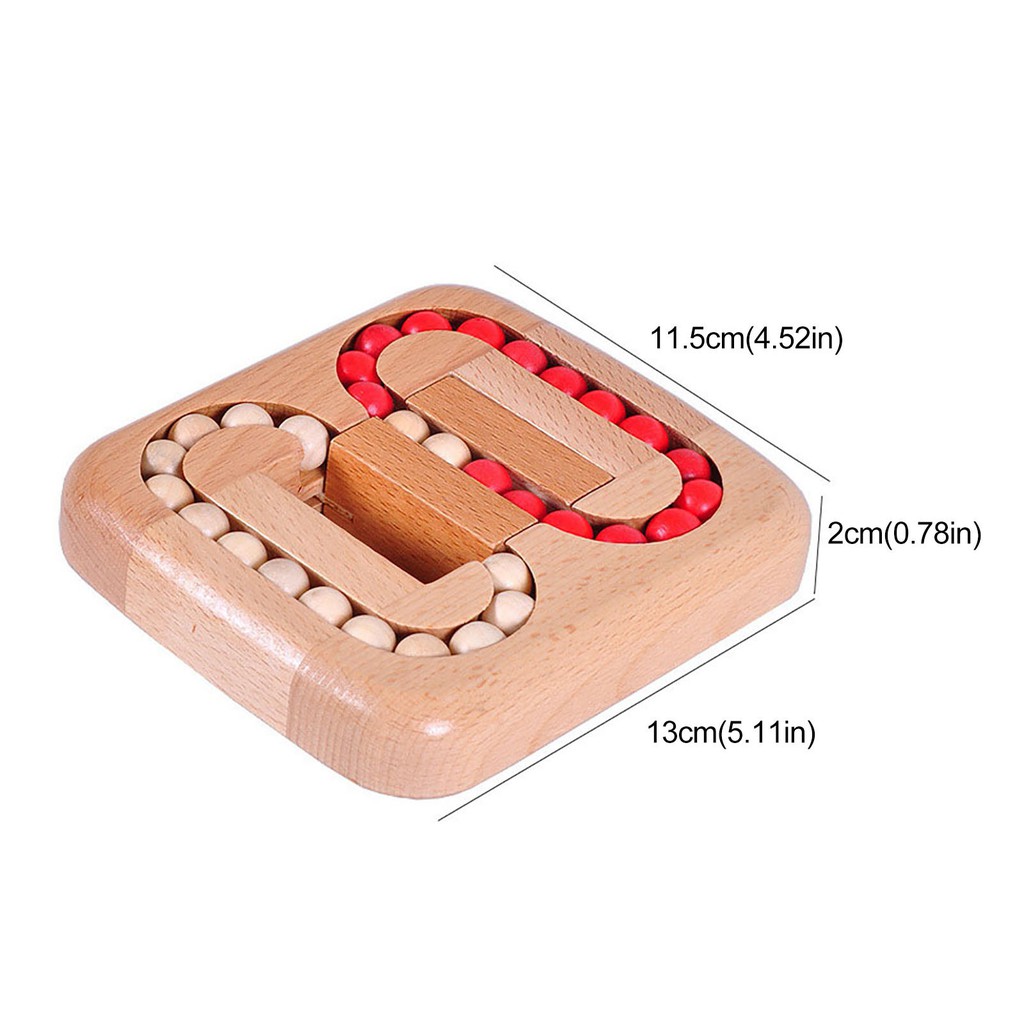 Wood Table Maze Balance Board Table Maze Flat Ball Game For Kids And ...