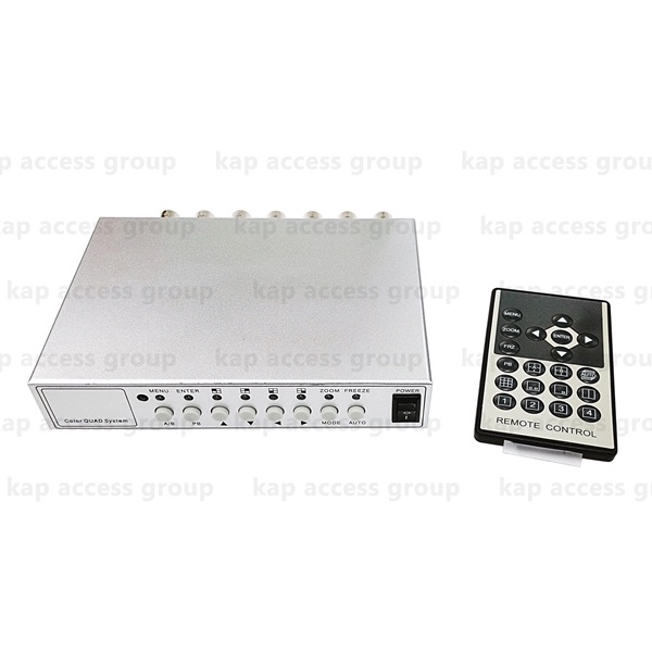 4 Channel CCTV Surveillance Color Quad Processor BNC - shopdee_2021 ...
