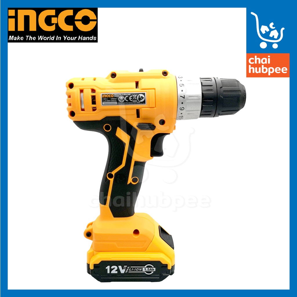 สว่านไร้สาย 10 mm สว่านแบตเตอรี่ สว่านแบต ใช้แบตเตอรี่ด้วยกันกับเครื่องมือ Xcort XDC21 ได้ ...