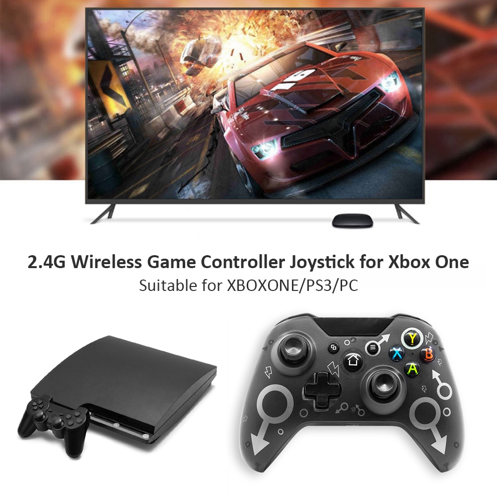 Wireless 2.4GHz Game Controller for Xbox One PS3 PC Games Joystick ...