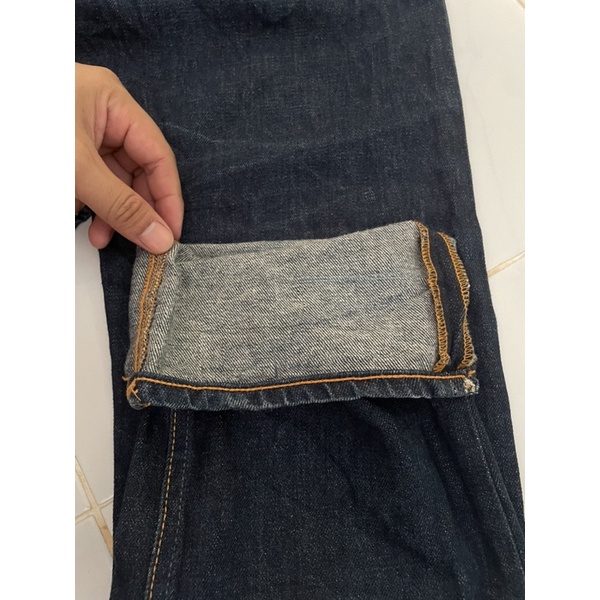 กาวเกงยีนส์ Nudie Hank Rey Recycle Dry แท้ สวยๆ สภาพดี - onizukapai ...