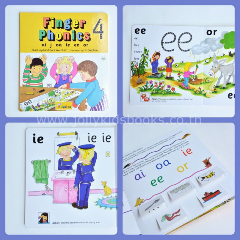 Finger Phonics set of books 17 Boardbook - jollybooks - ThaiPick