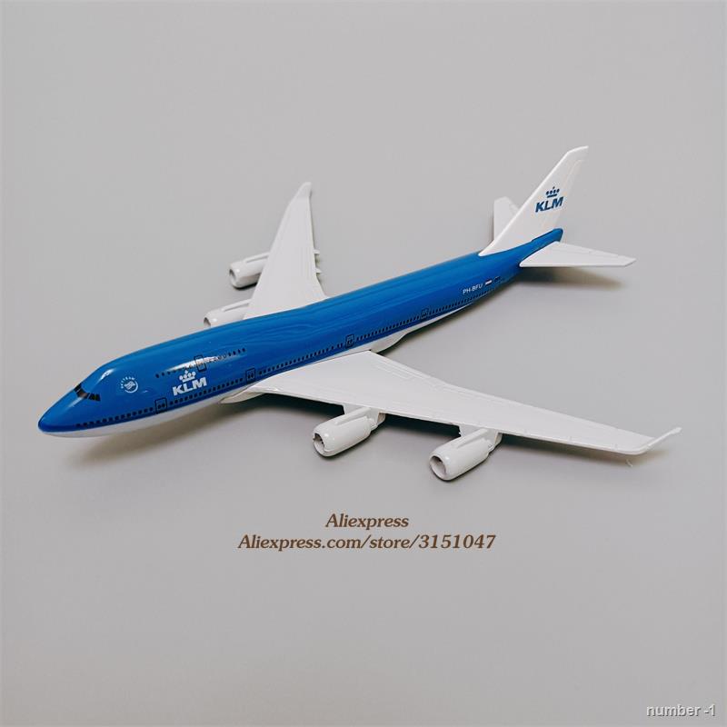 ของสะสม Alloy Metal Netherlands Air KLM B747 Airlines Airplane Model ...