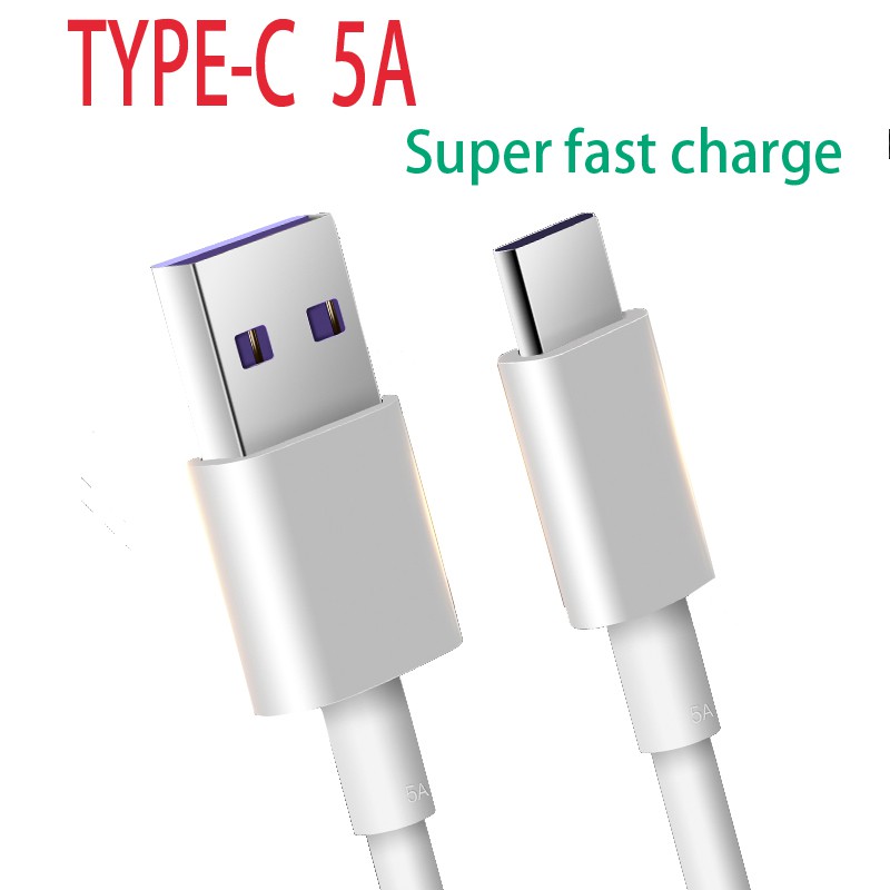 Huawei Nova 5T สายชาร์จ 5A Cable Super Charge USB-C Type C 5A Fast ...