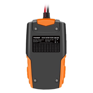 เครื่องเทสแบตเตอรี่ FOXSUR FBT-200 Car battery tester 12V 24V | Shopee ...