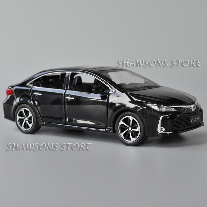 132 Scale Diecast Metal Model Car Toys Toyota Corolla Pull Back ...