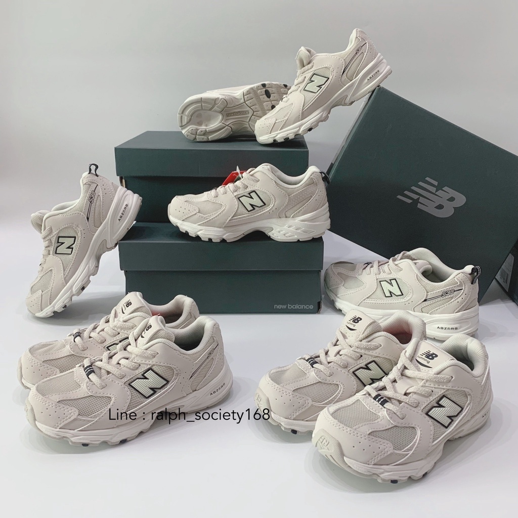 New!! New Balance 530 ivory Kids | Shopee Thailand