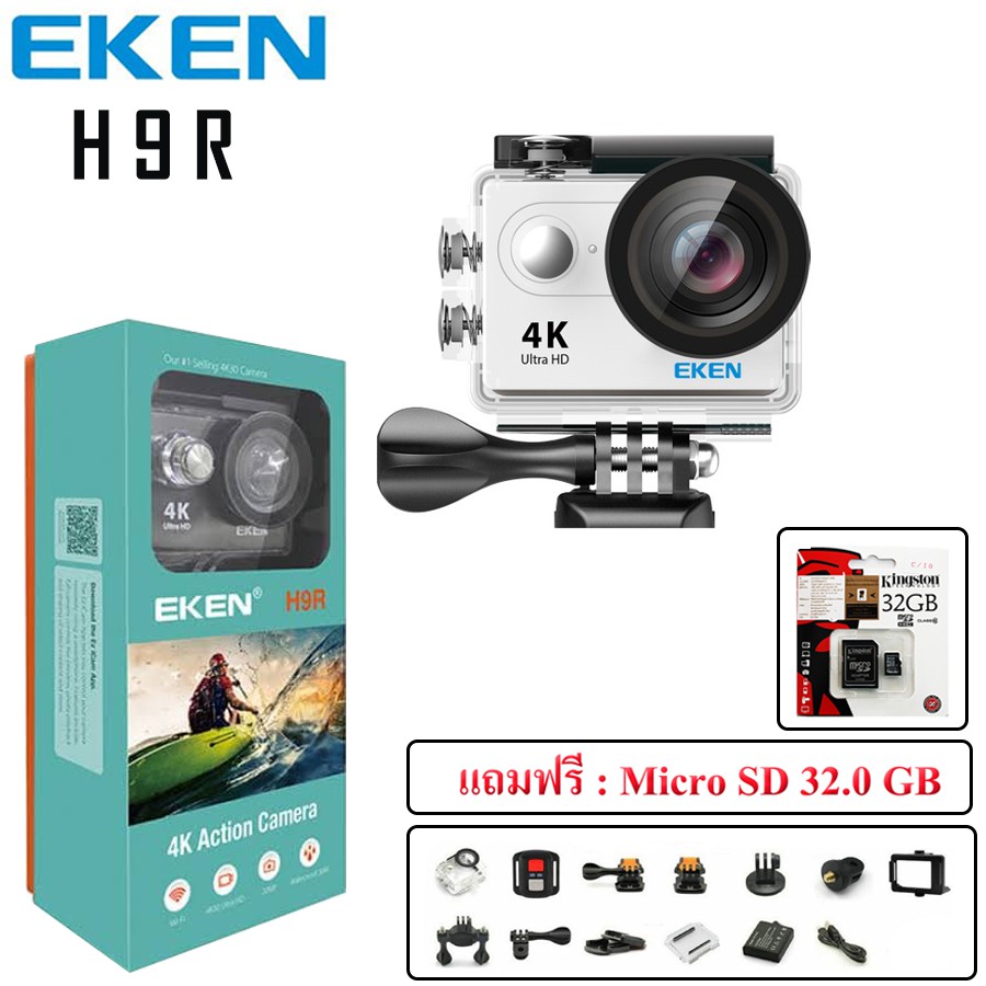 EKEN H9R 4K Action Camera Wifi Sports Cam Remote Control สินค้ารับ ...