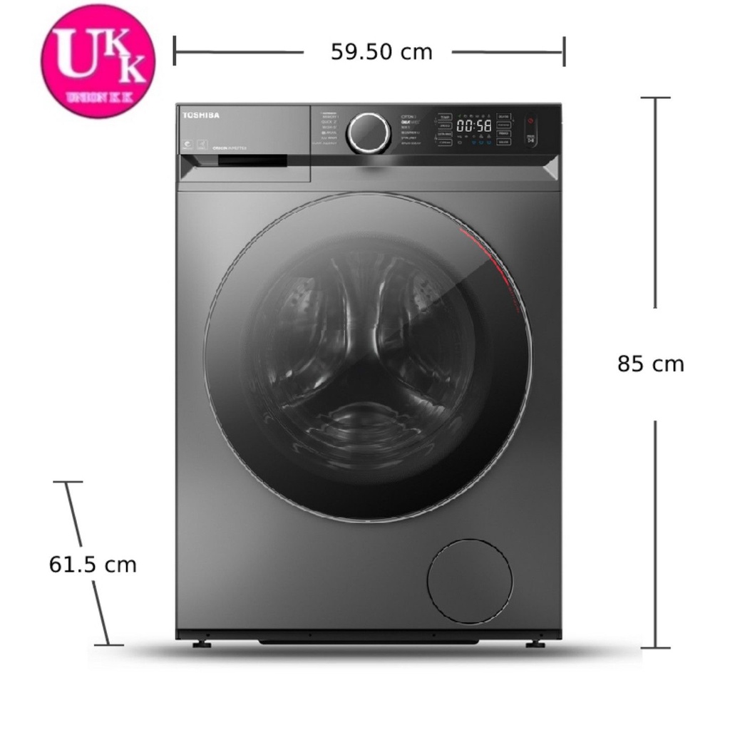 TOSHIBA เครื่องซักผ้าฝาหน้า Inverter รุ่น TW-BK105G4T 9.5 kg และ รุ่น ...