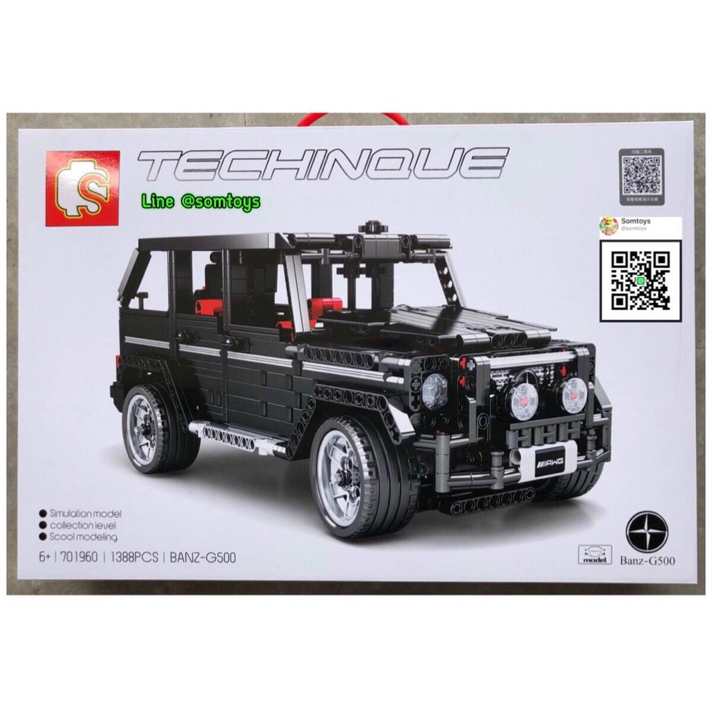 เลโกรถเทคนิค Sembo block 701960 Mercedes-benz G-500 จำนวน 1388pcs ...