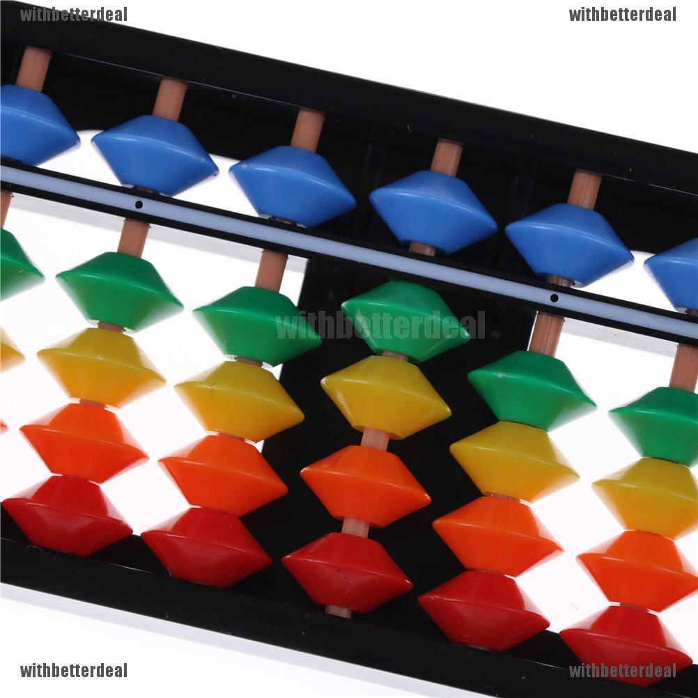 abacus arithmetic 7 digits ลูกคิดพลาสติกขนาดมินิของเล่นสําหรับเด็กเพื่อ ...