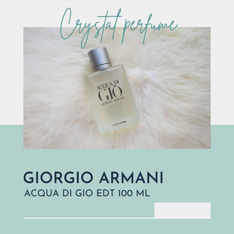[น้ำหอมแท้ จัดส่งฟรี] Giorgio Armani Acqua Di Gio Edt 100 Ml T