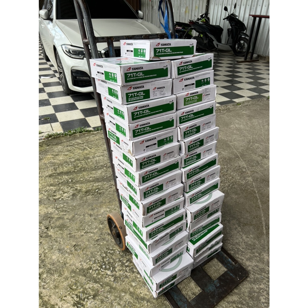 YAWATA ยาวาต้า ลวดเชื่อมมิก MIG ฟลักคอร์ FLUX CORE (ไม่ใช้แก๊ส) รุ่น 71T-GL ขนาด 1.0 มม (น้ำหนัก ...