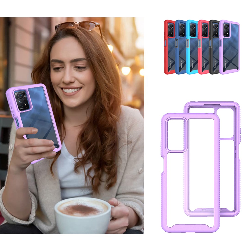 2 in 1Hybrid Shockproof Armor Case For Oppo A96 A95 A74 A54 A94 5G A16 ...