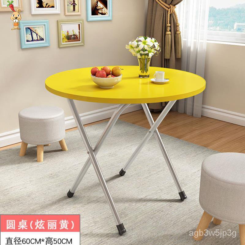 Folding Table Dining Table Simple Household Bedroom Dorm Rental Room ...