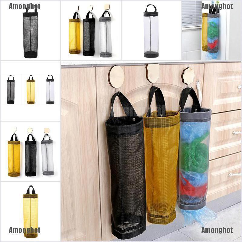 Amonghot☆ Grocery Bags Holder Wall Mount Storage Dispenser Plastic ...