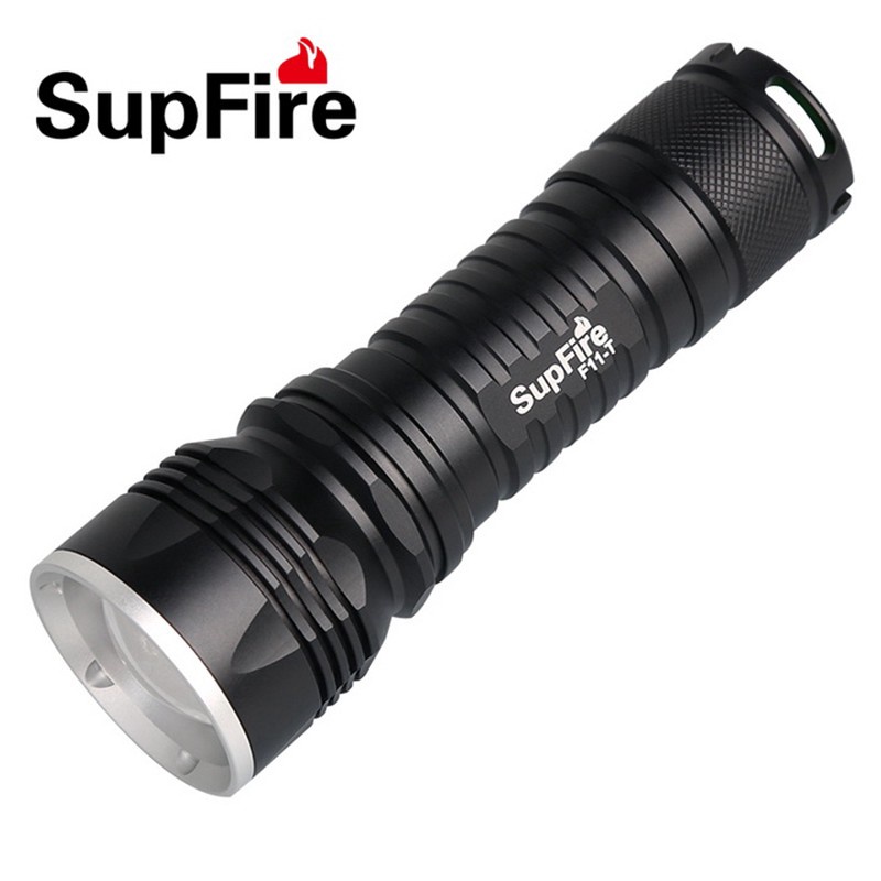 Supfire Zoom Flashlight F11-T Tactical Linterna LED Torch Light Police ...