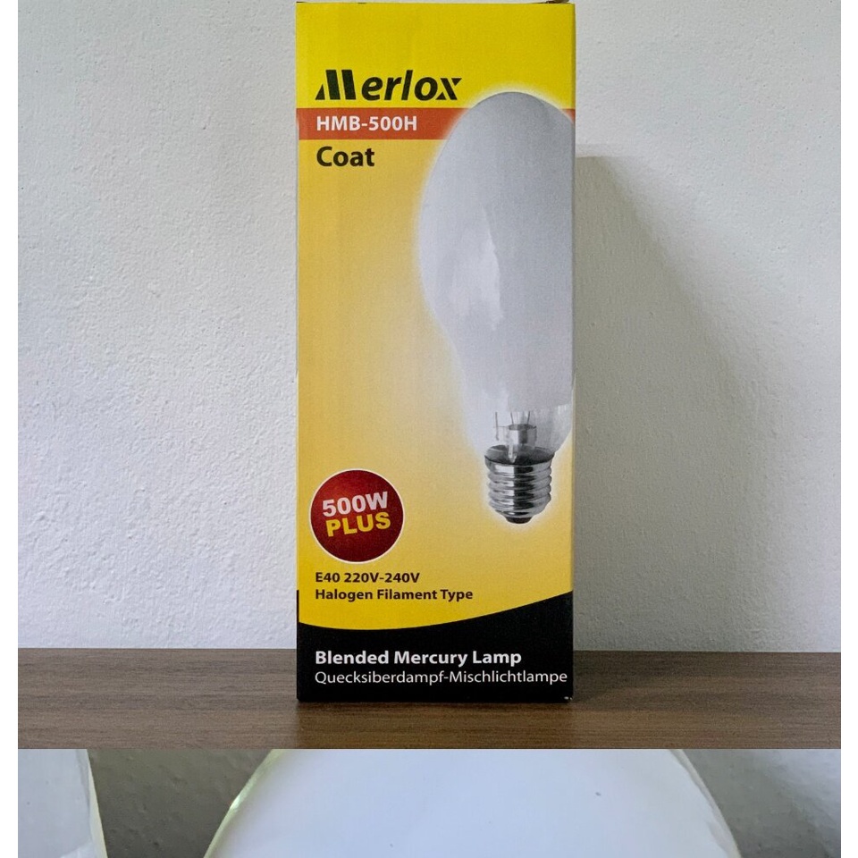 Merlox หลอดแสงจันทร์ ชนิดต่อตรง 500W ขั้วE40 หลอดไฟแสงจันทร์ หลอดไฟ ...