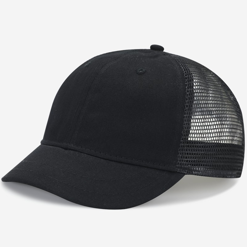 ☽Short Brim Breathable Net Cap Hood Hat Men's Baseball Fashion Small ...