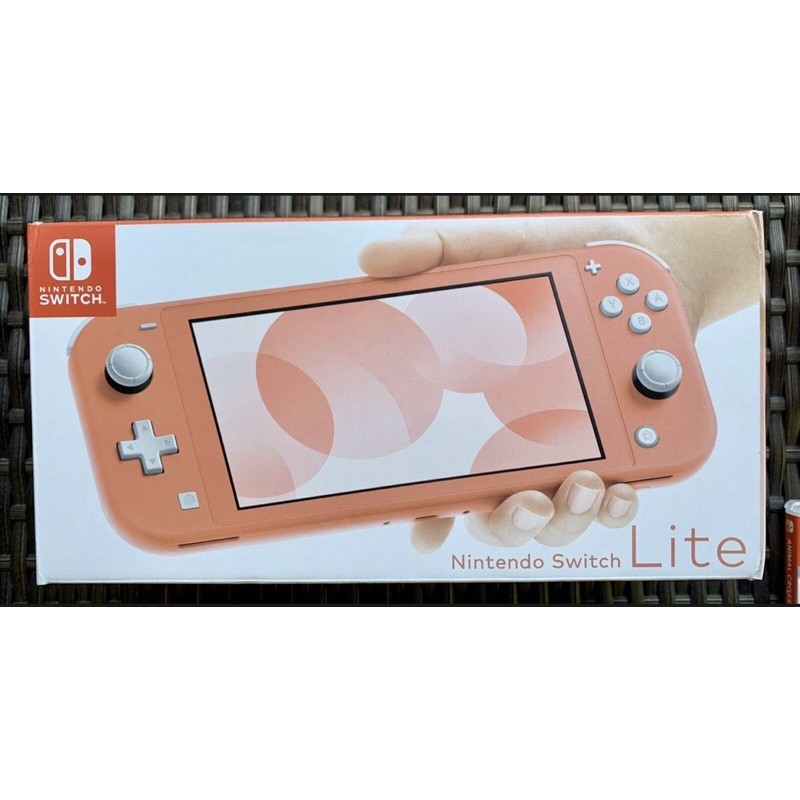 Nintendo Switch Lite Console Coral Pink Animal Crossing Game Skins Case ...