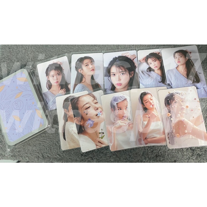 [พร้อมส่ง] การ์ด IU THE PRESENT I Photocard Set *RARE* | Shopee Thailand