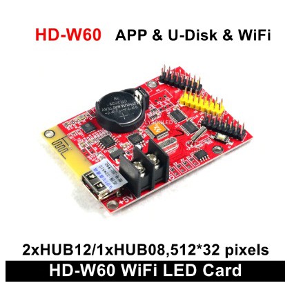 Hd-w60 Led Card Controller Single Color Double Color คอนโทรลเลอร์แบบไร้ ...