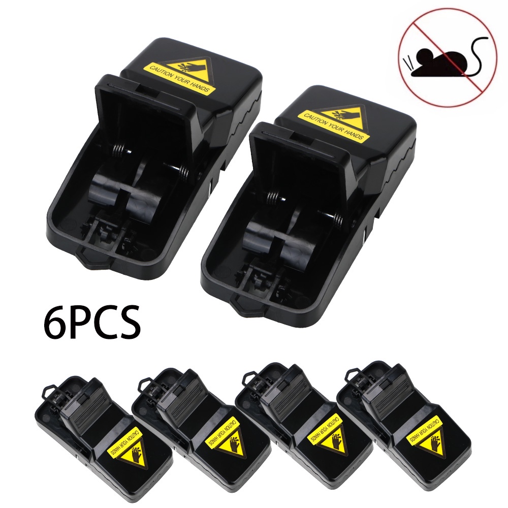 กับดักหนูReusable Small Rat Traps Automatic Mousetrap 6pcs Mouse Pest ...