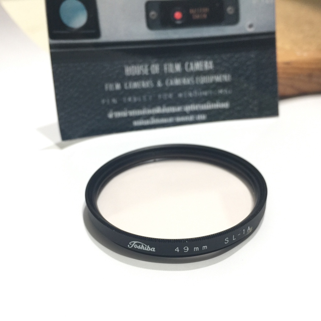 ฟิลเตอร์หน้าเลนส์ 49mm Toshiba uv Japan filter - houseoffilmcamera ...