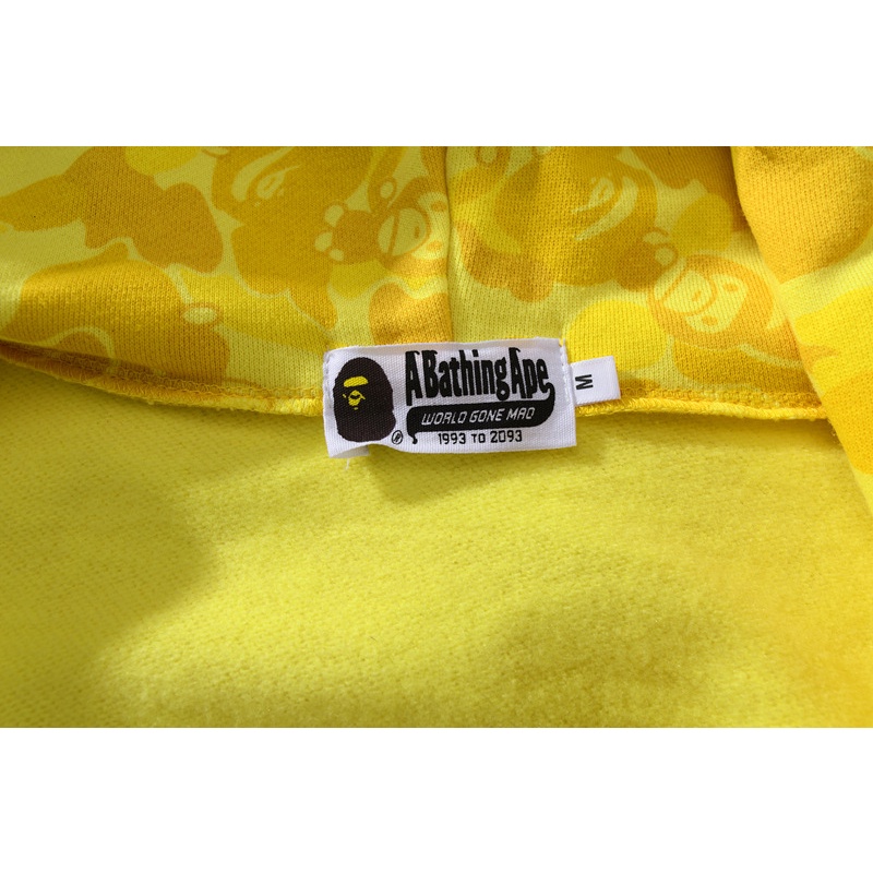 Bape yellow camo jacket hoodie Kanye Pharrell milo ianconnor ...