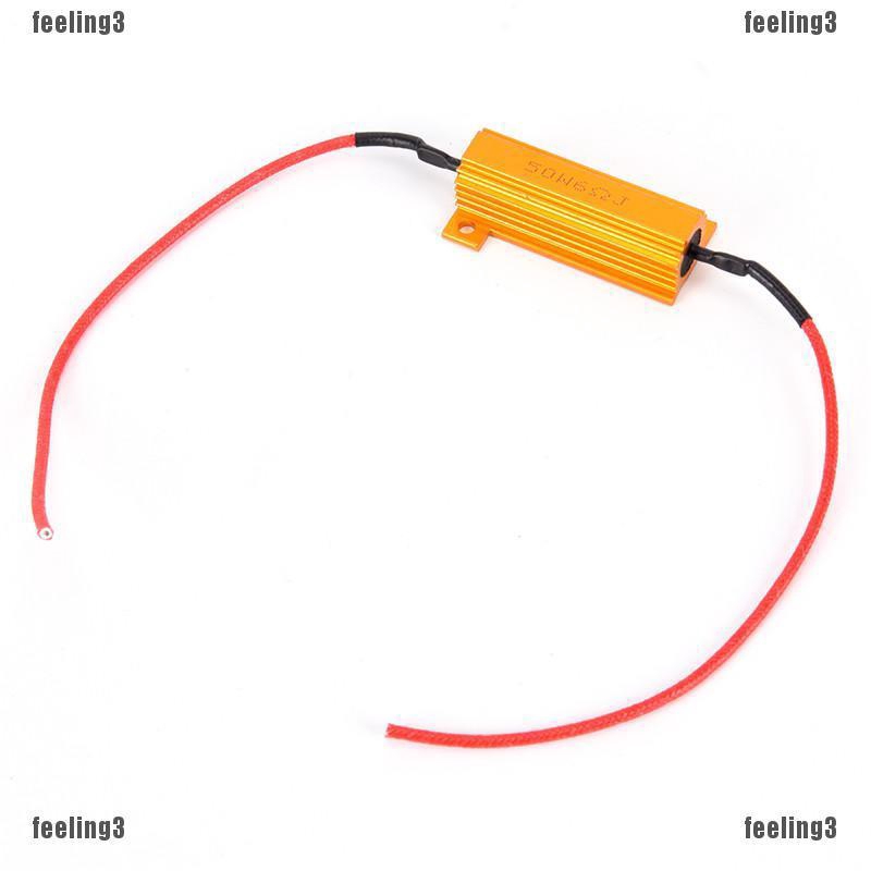 50W 6 ohm RX24 Load Resistor Fix LED Bulb Fast Hyper Flash Turn Signal ...