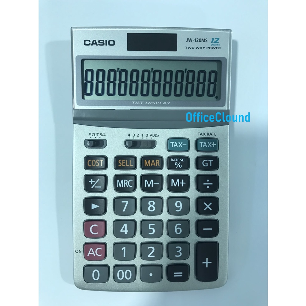 JW-120MS เครื่องคิดเลขตั้งโต๊ะ Casio 12 หลัก ของแท้ ของใหม่ ประกันศูนย์ - officeclound - ThaiPick