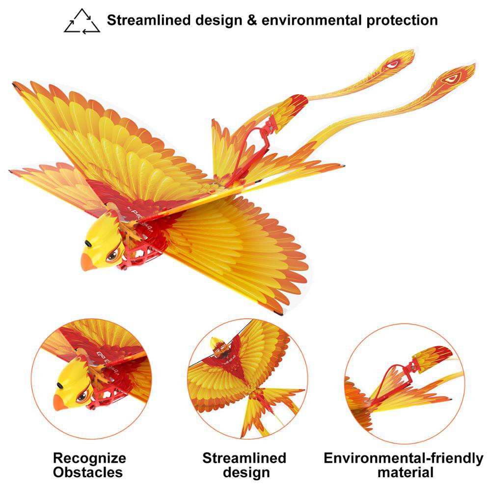 ℗Go Go Bird Remote Control Flying Toy Mini RC Helicopter Drone-Tech ...