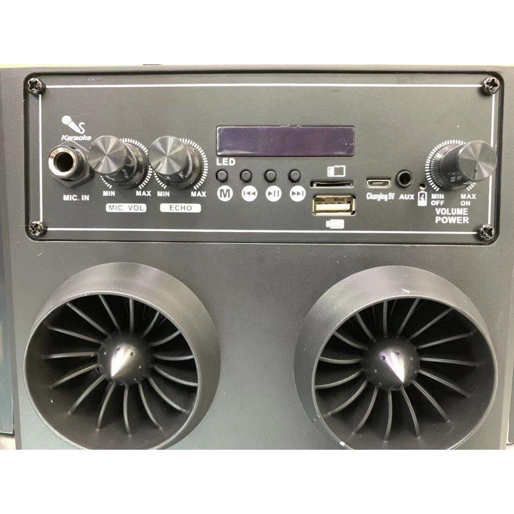 Vinnfier FlipGear Tango 211 WM TWS Wireless Portable Trolley Bluetooth Speaker with Karaoke FM ...