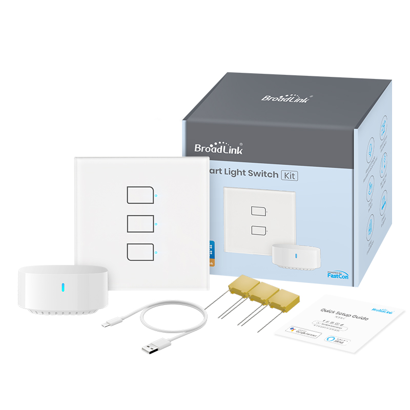 Broadlink Tc3 - Uk 1 / 2 / 3 Gang สวิทช์ไฟอัจฉริยะ S3 - Way ควบคุมด้วย ...