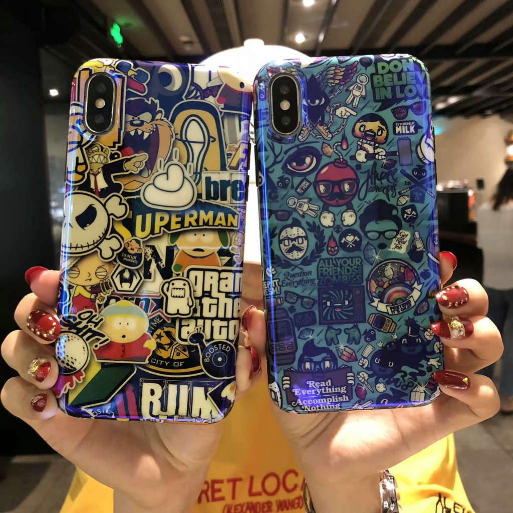 ไอโฟนTPUเคส iPhone X 8 7 6 6s Plus Soft Case ซิลิกาเจล ฝาปิดโทรศัพท์ ...