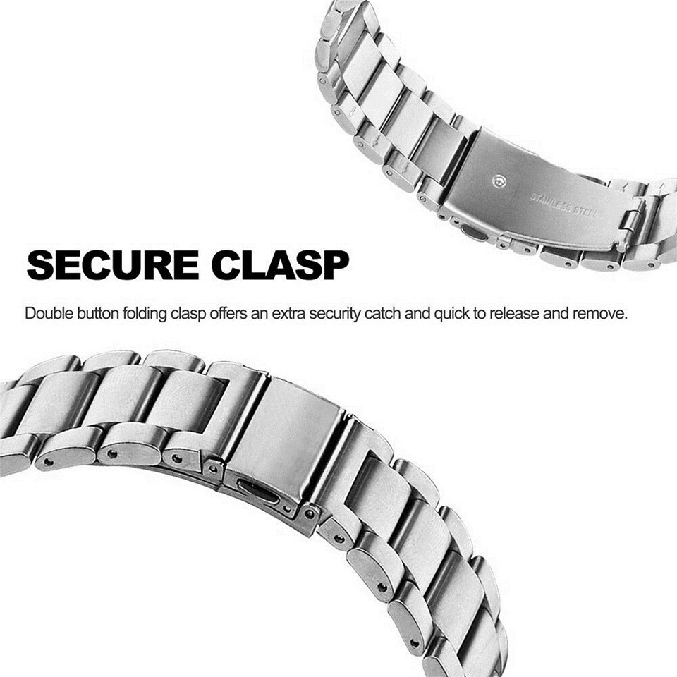 Stainless Steel Strap For Samsung Gear Fit 2 Pro Smart Bracelet Band ...