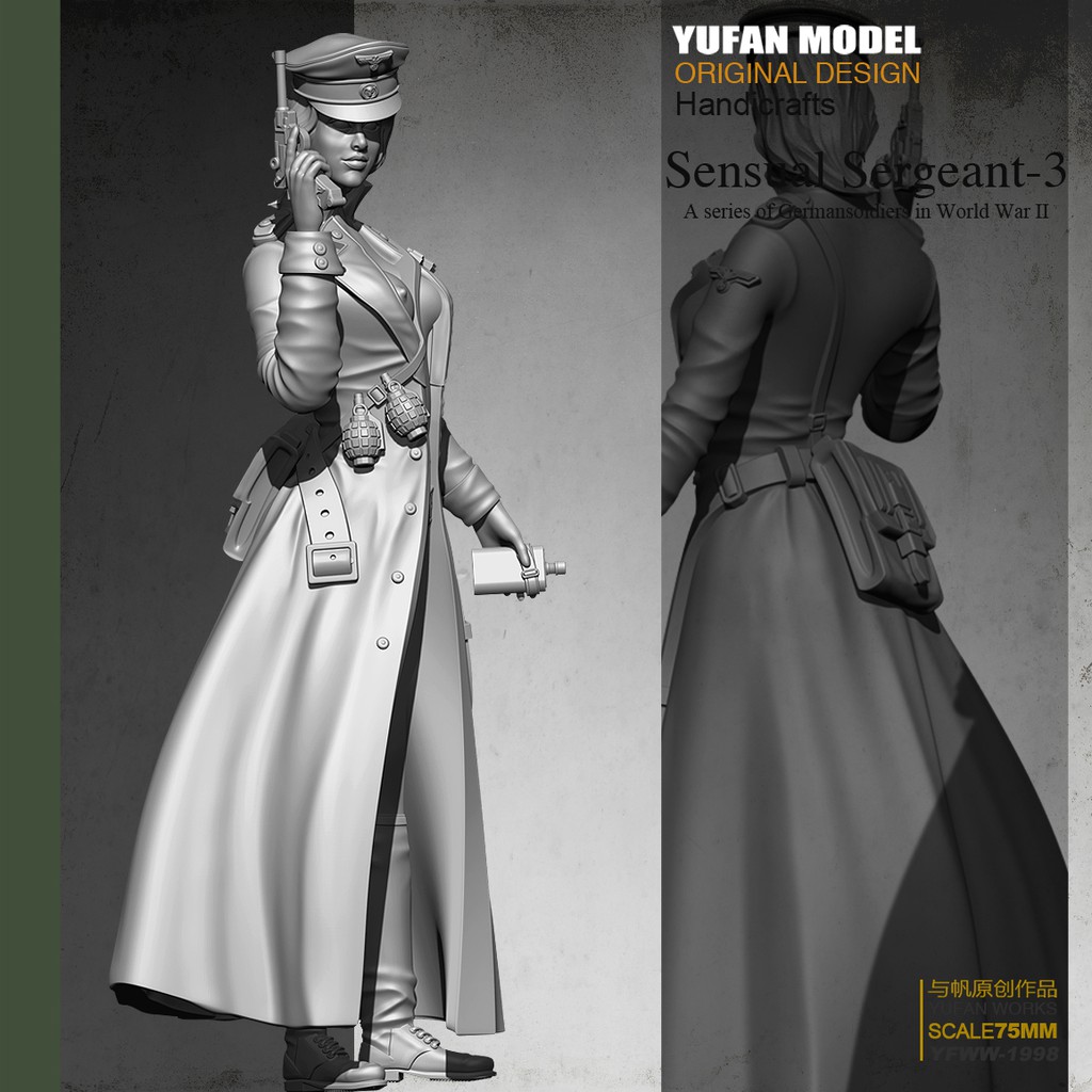 Yufan Model 1/24 Resin model kits figure colorless and selfassembled ...