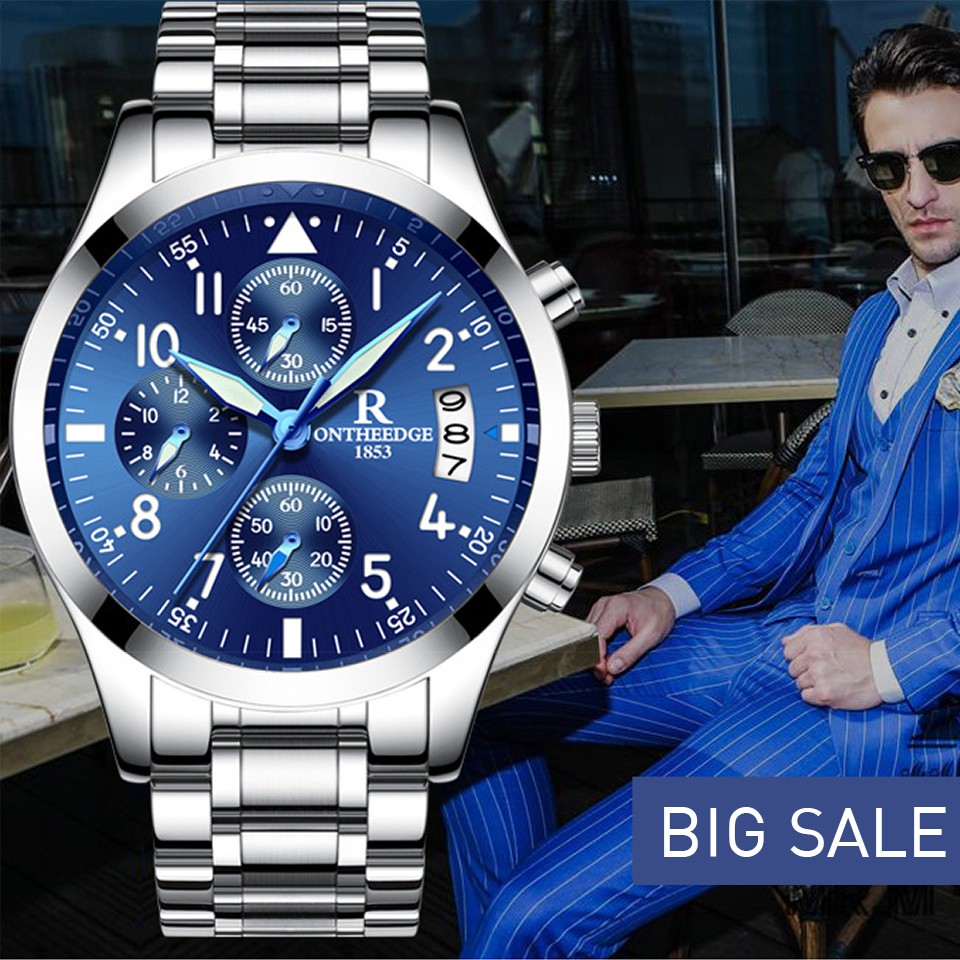 นาฬิกา R ONTHEEDGE 01 นาฬิกาของผู้ชาย นาฬิกาข้อมือ ของแท้ พร้อมส่งจาก ...