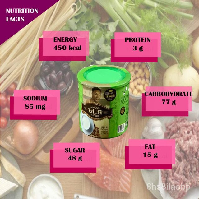 ZewZ BKC Pre-mix Apricot Kernels Powder (Almond Powder) ม้า Guangji ผง ...