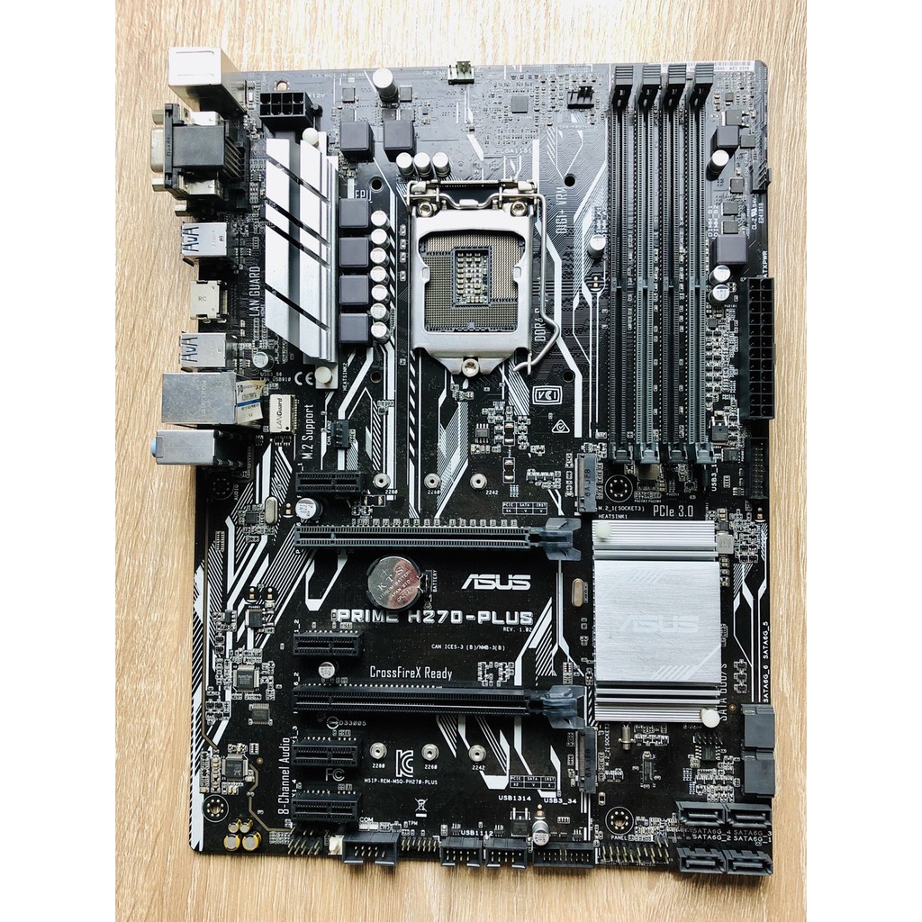 Mainboard ASUS PRIME H270-PLUS 5X Protection 3 (สินค้า 98 เทสใส่กล่อง ...