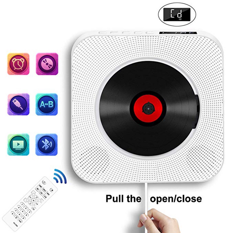 Cross-border specifically for the new wall-mounted CD player Bluetooth ...