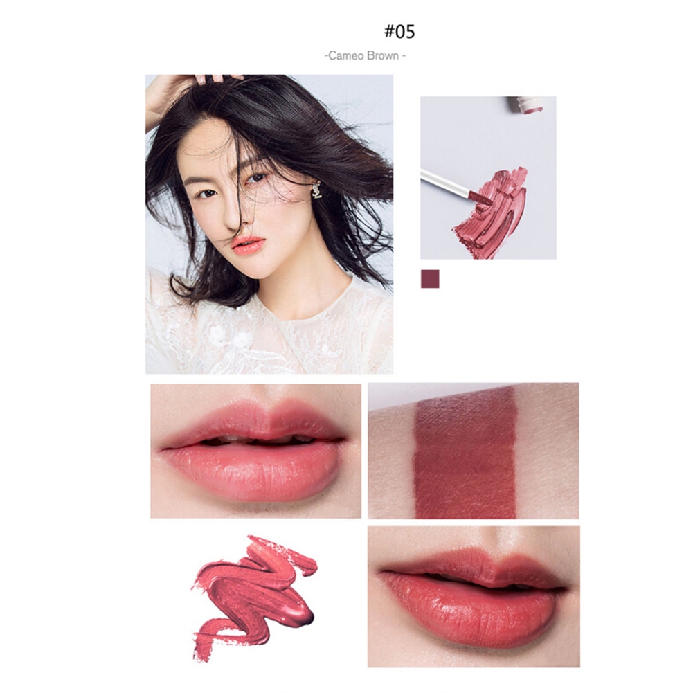 Yanse ลิปสติกขนาดมินิเนื้อกํามะหยี่เนื้อแมท 5 สี - 7color1.th - ThaiPick