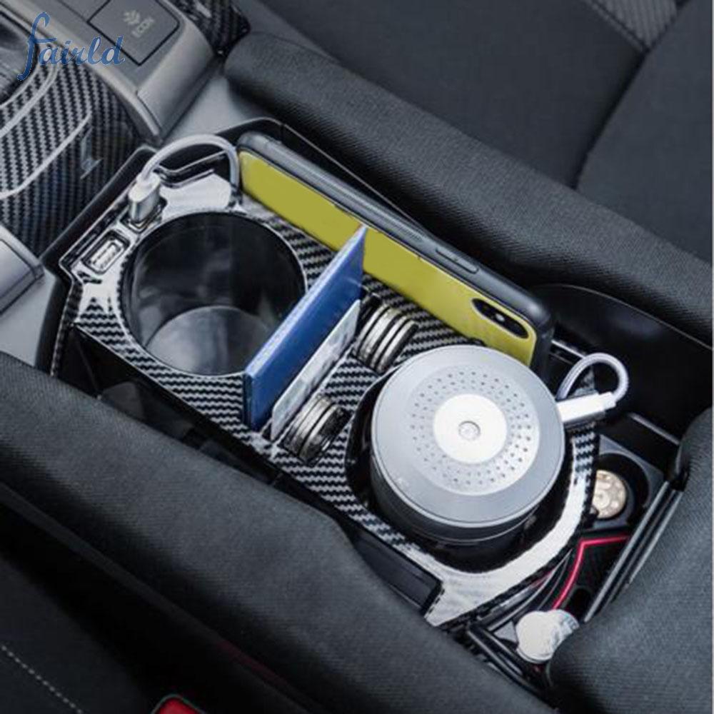 Storage Box Auto For Honda Civic 2016-2020 Carbon Fiber ABS Interior ...