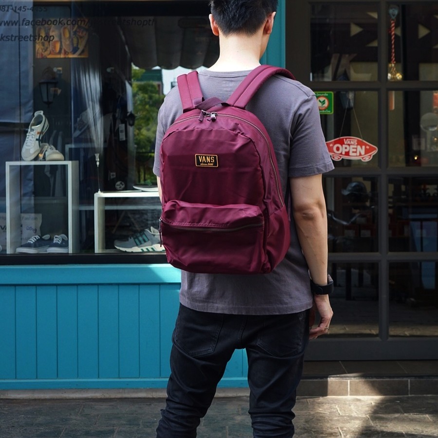 โค้ด MDME29 ลด 7 Vans กระเป๋าเป้ Boom Boom Backpack ลิขสิทธิ์แท้ ของแท้ ...