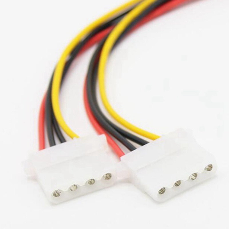 10 Pieces of SATA One-To-Two Power Cord 18AWG SATA15P Male to Double ...