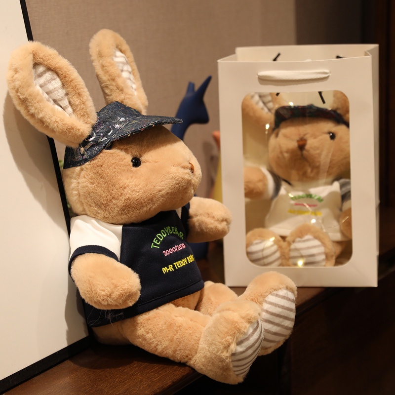 Cute Rabbit Plush Toy Small Childrens Cushion Cloth Doll Sleeping ...