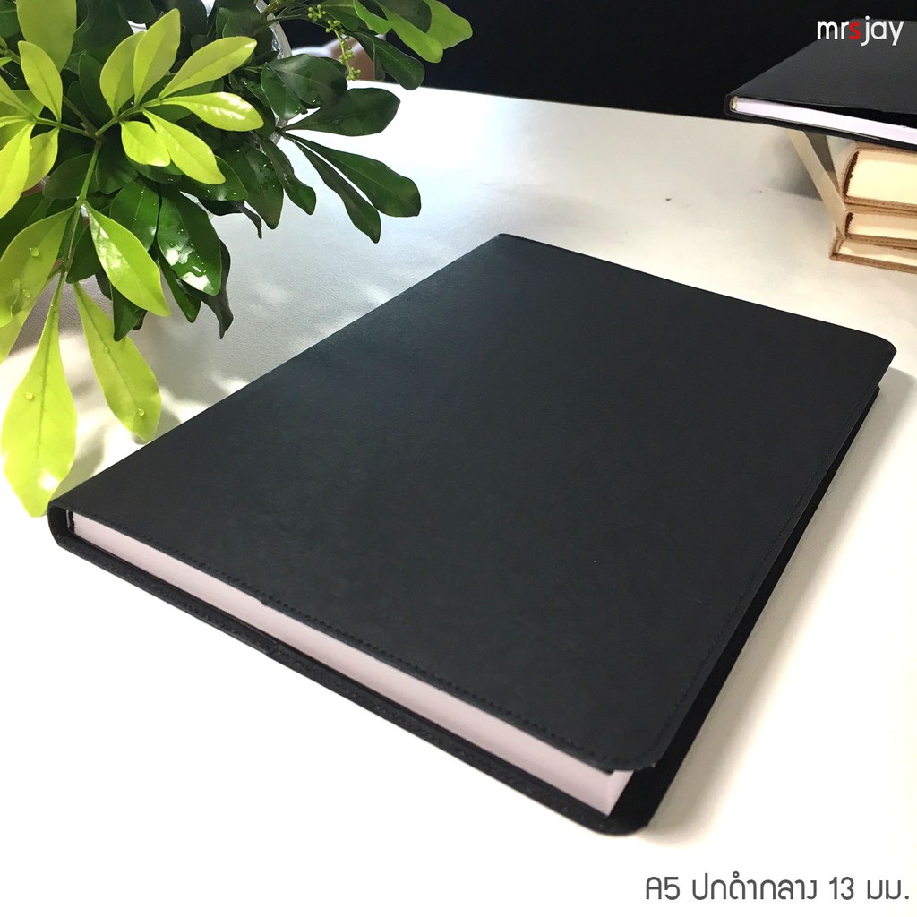 สมุดโน๊ตA5 ปกดำแฮนด์เมดแบบหนากลางๆ(ขายดี) ราคาส่งสำหรับลูกค้าซื้อปริมาณ ...